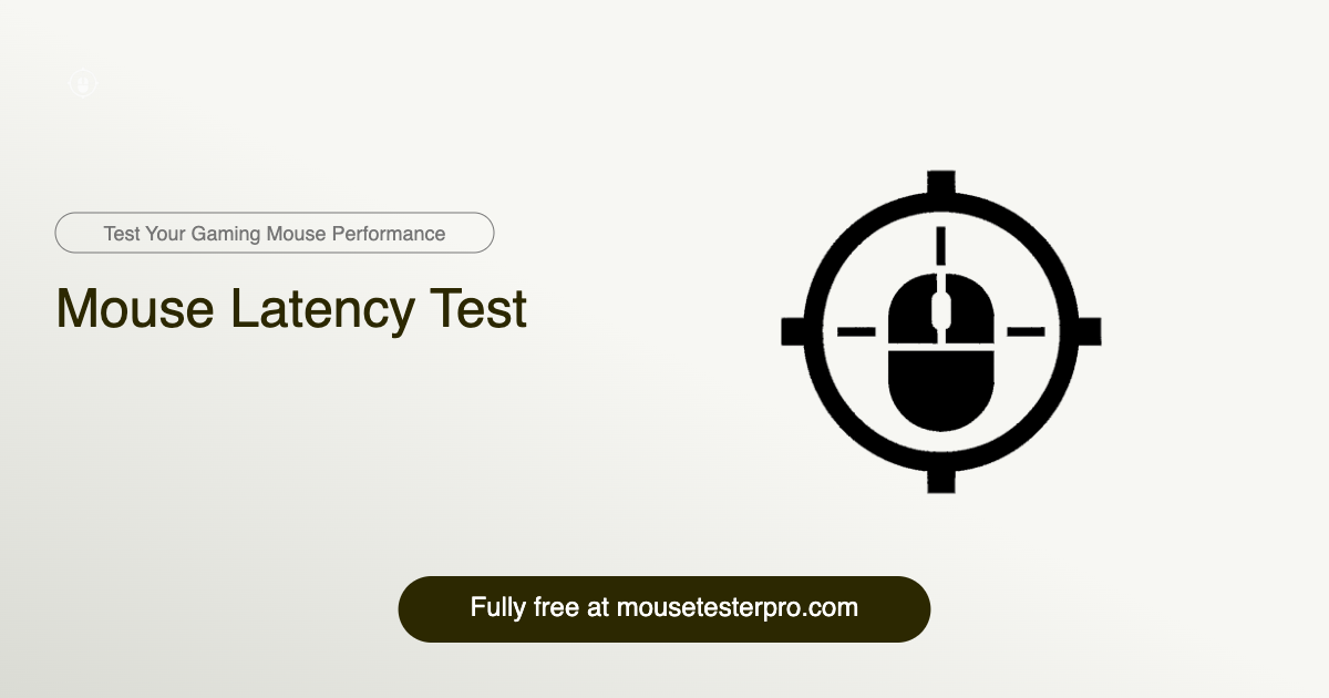 Mouse Latency Test - Check Input Delay For Free